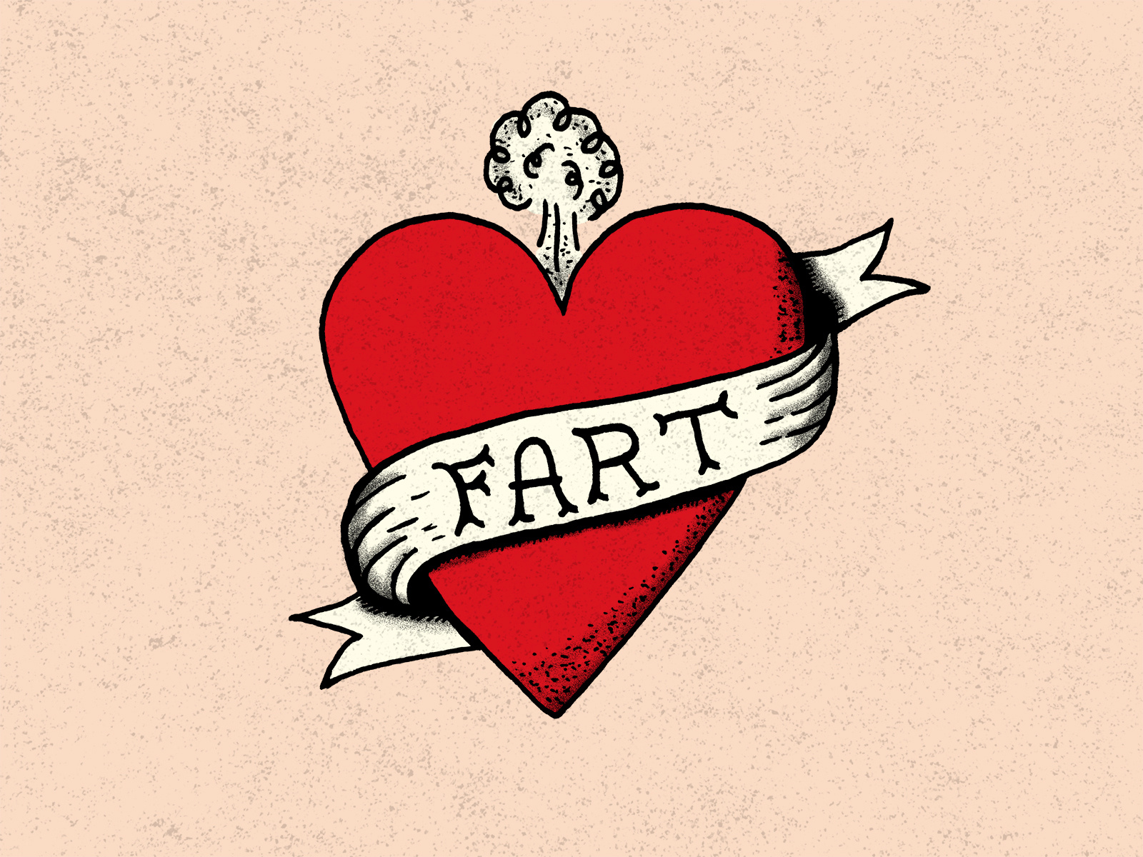 Fart Heart by Corey Danks on Dribbble