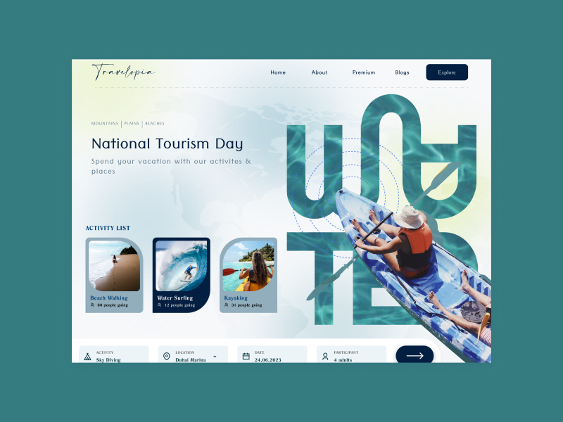 National Tourism day by Parth Pethani on Dribbble