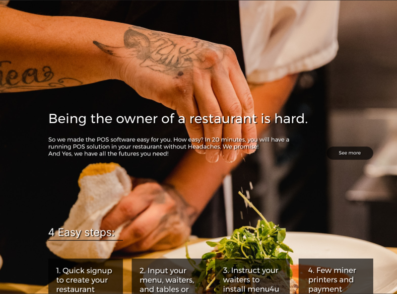 Website app to restaurant (UI/UX) by Palei on Dribbble