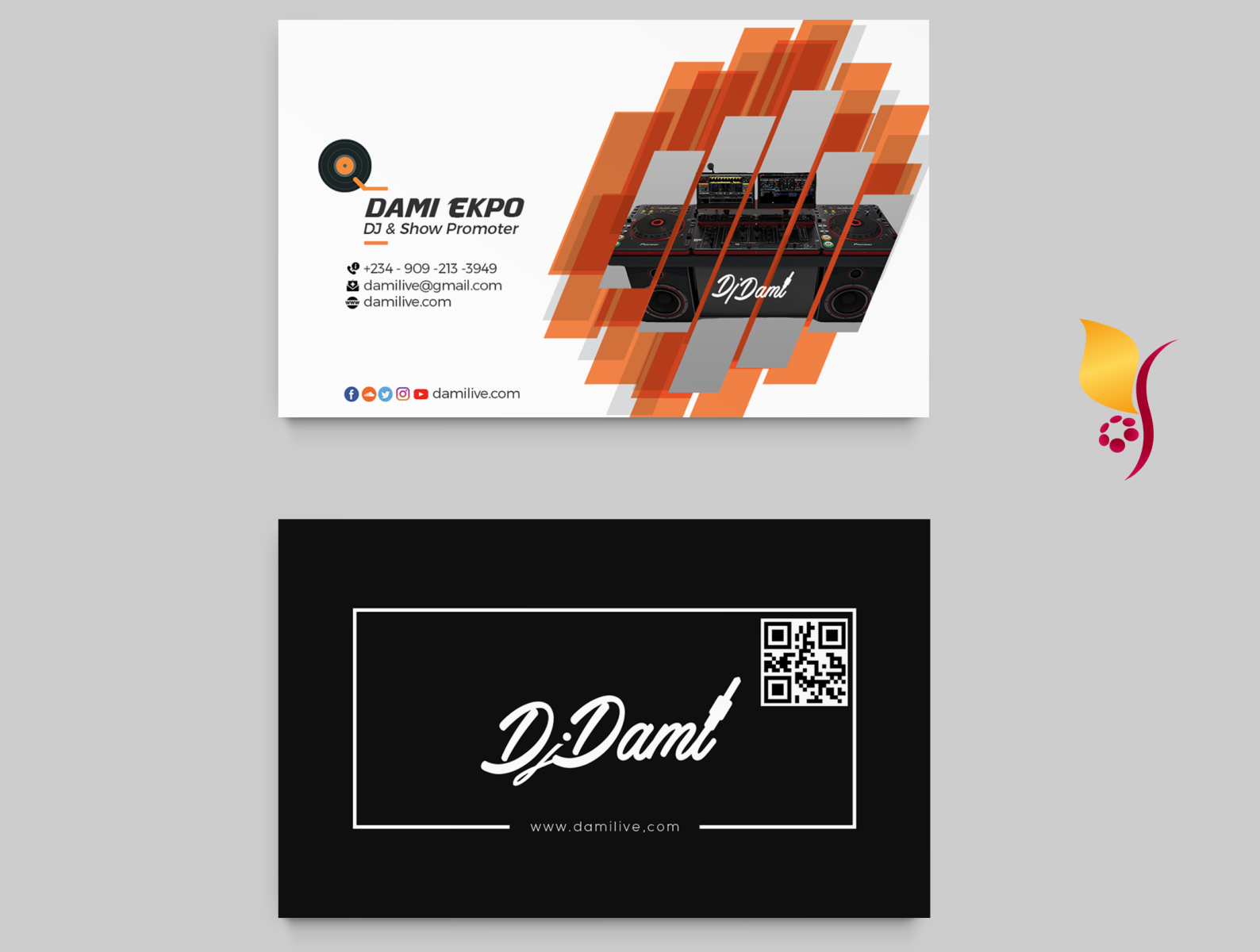 A simple Business Card Design by Gidz Femi Badejo on Dribbble