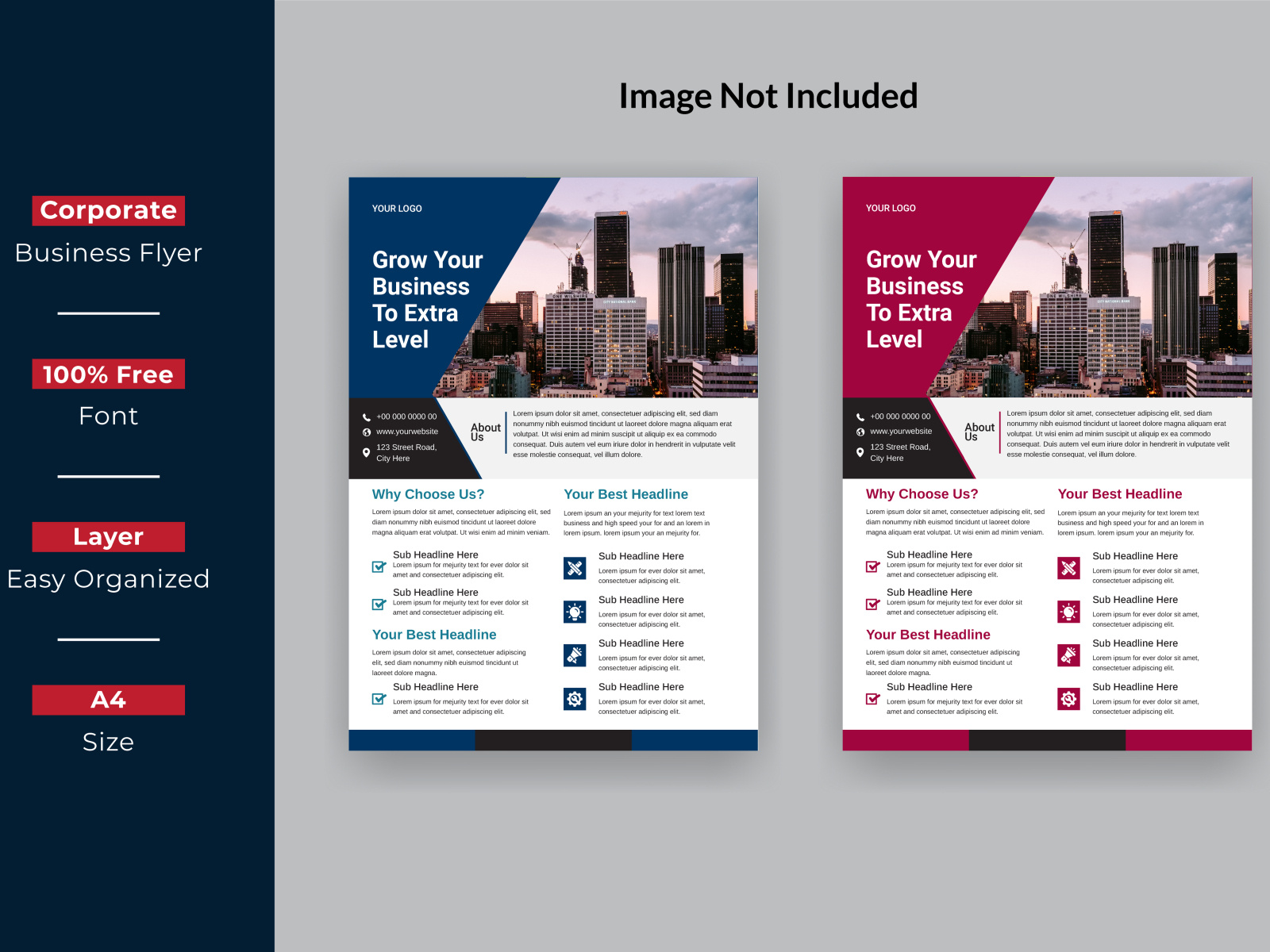 Corporate flyer by Naimur Rashid on Dribbble