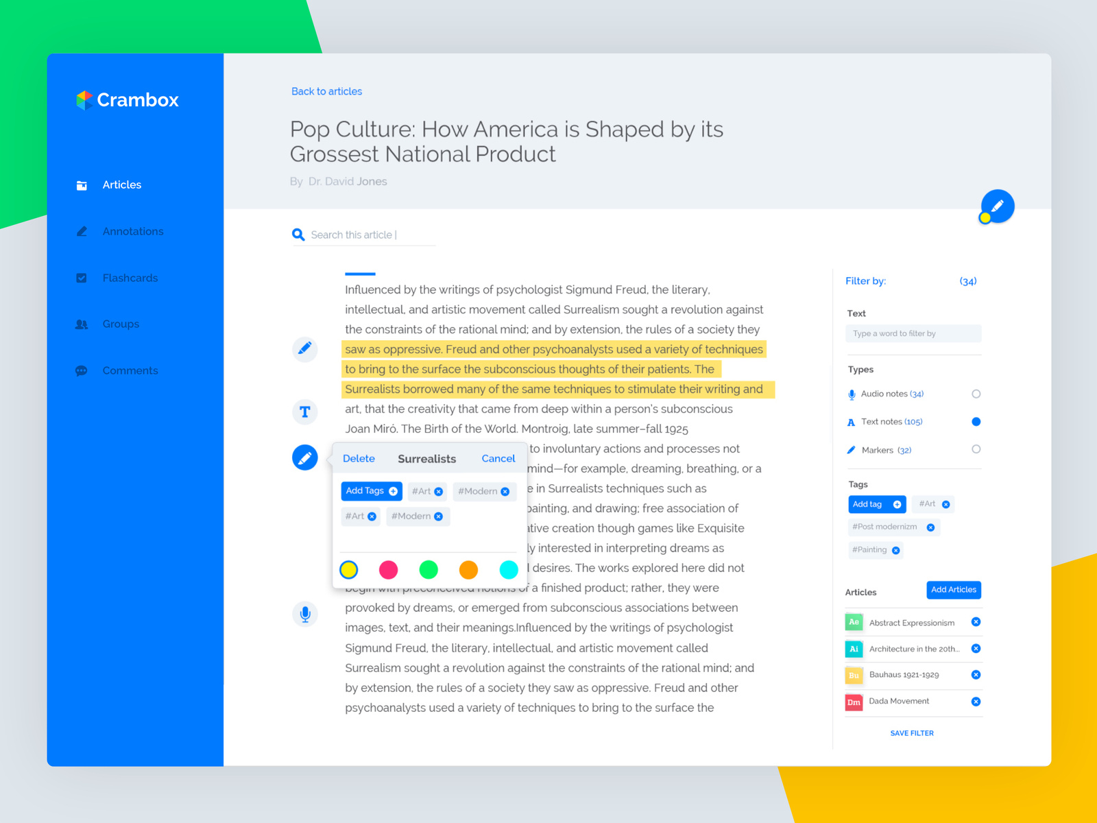 Crambox Web App by limor tabeka on Dribbble