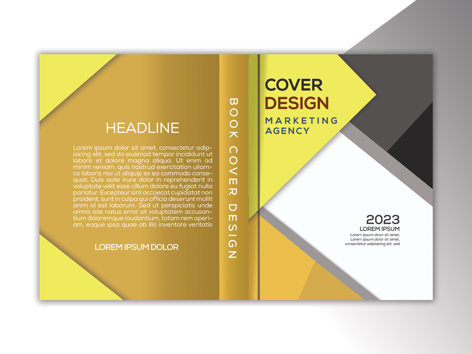 Book cover design by rimjim on Dribbble
