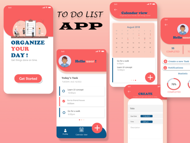 To Do App Design by Janvi on Dribbble