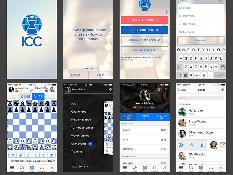 Icc Ios App Screens by Anton Nikolov on Dribbble