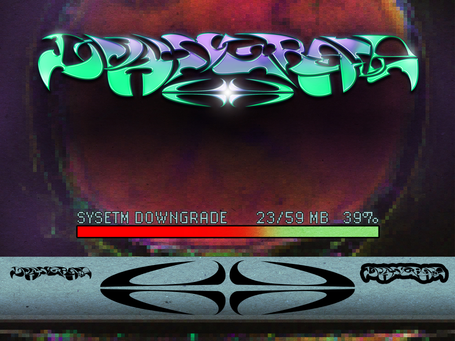 DOWNGRADE - custom logotype by Jan Divis on Dribbble