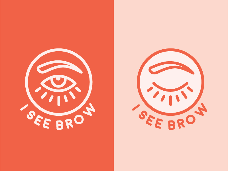 I See Brow | Logo Idea by Samantha Lopez on Dribbble