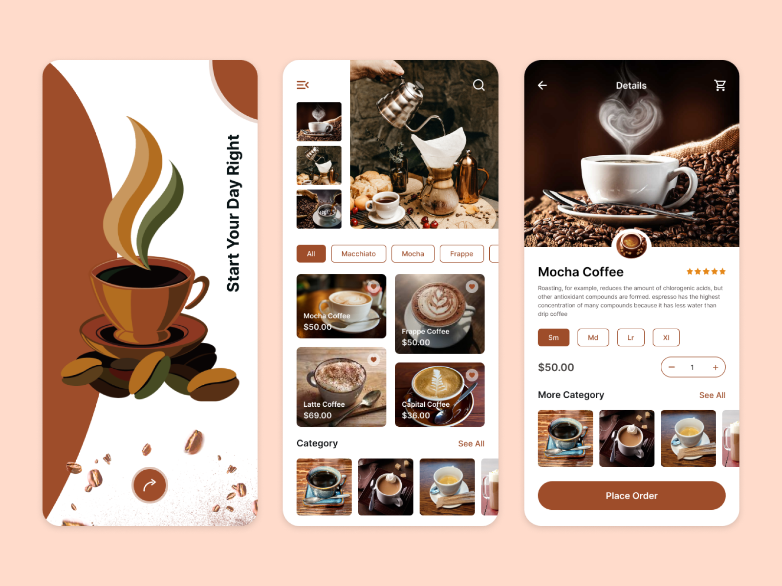 Coffee Shop App Design by Younus Faraji 💡 on Dribbble