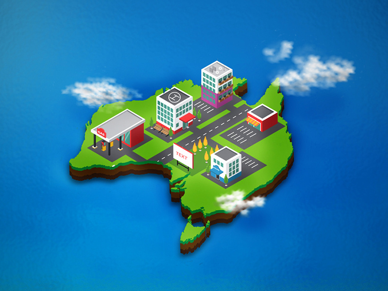 Create 3D Map With 1 Click Illustrator No Plug in By Luong Manh Huy
