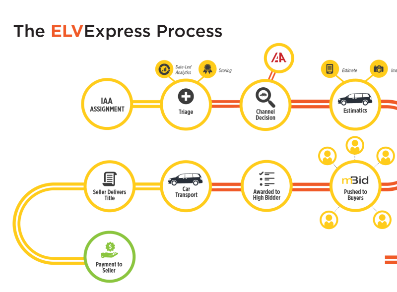 ELV Express Process Flow Infographic by Jason Moroney on Dribbble