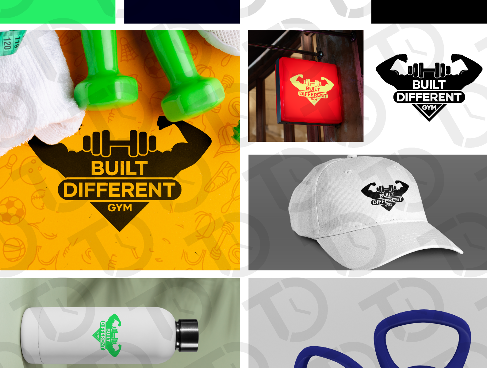 Built different Logo by yacine Kerrouche on Dribbble