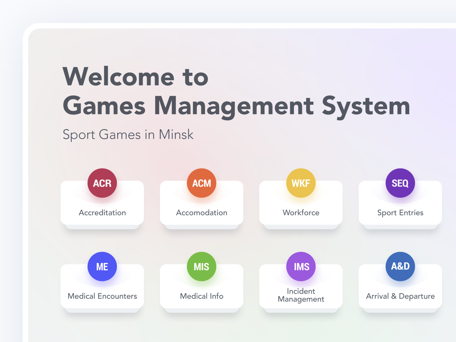 Welcome dashboard by Anastasiya for Synesis on Dribbble
