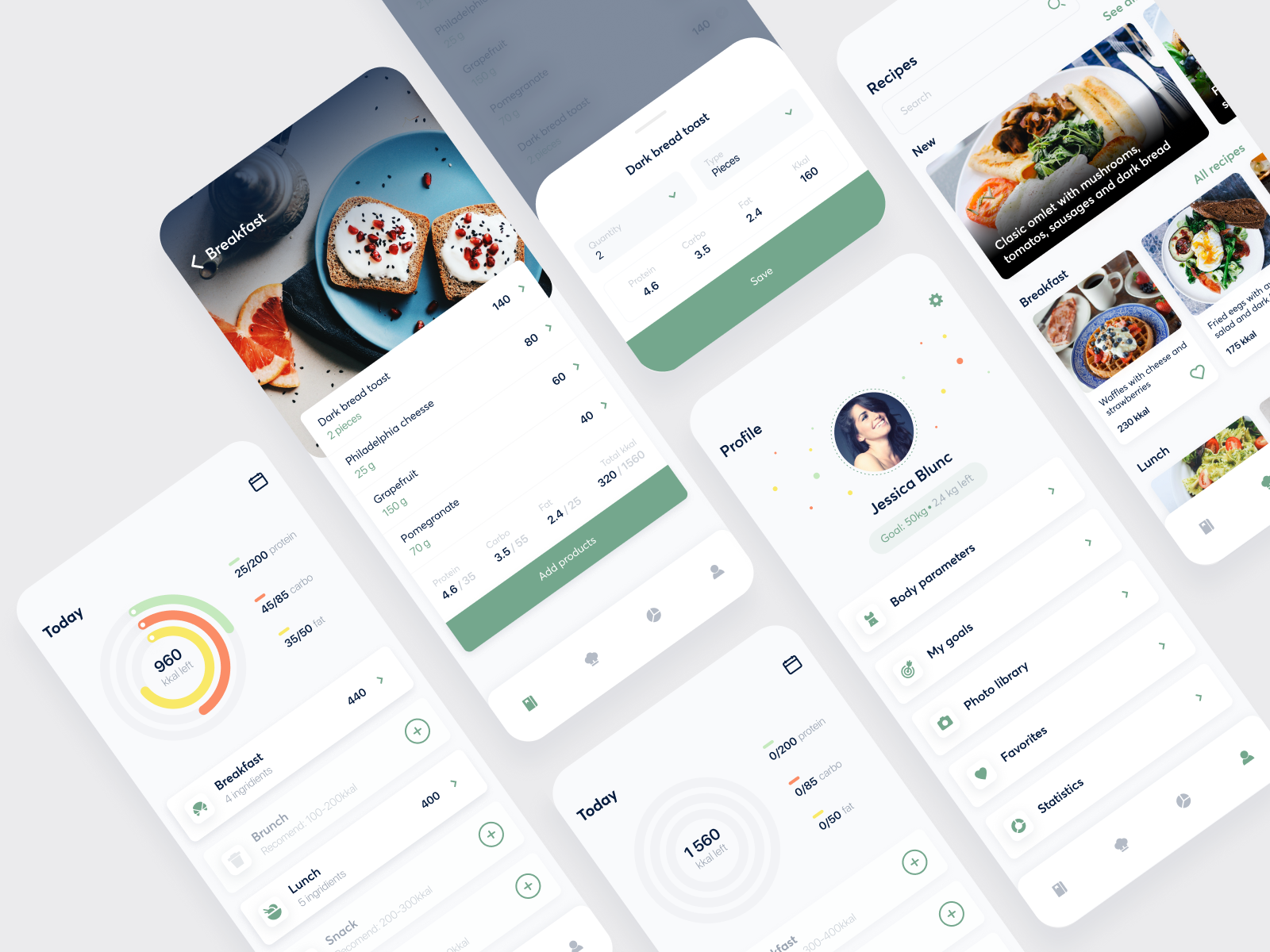 FatSecret redesign by Yana on Dribbble