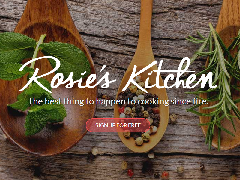 Rosies Kitchen Logo by Robert Jones on Dribbble