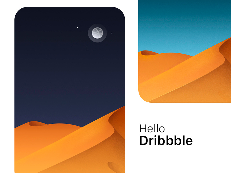 Hello Dribbble by Dario Mendez on Dribbble