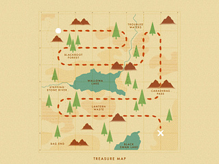 Treasure Map Exploration by Tommy Keough on Dribbble