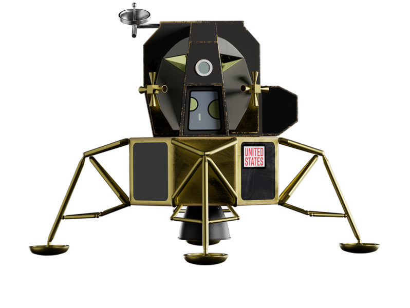 Apollo - Lunar Lander by Tackle Box on Dribbble