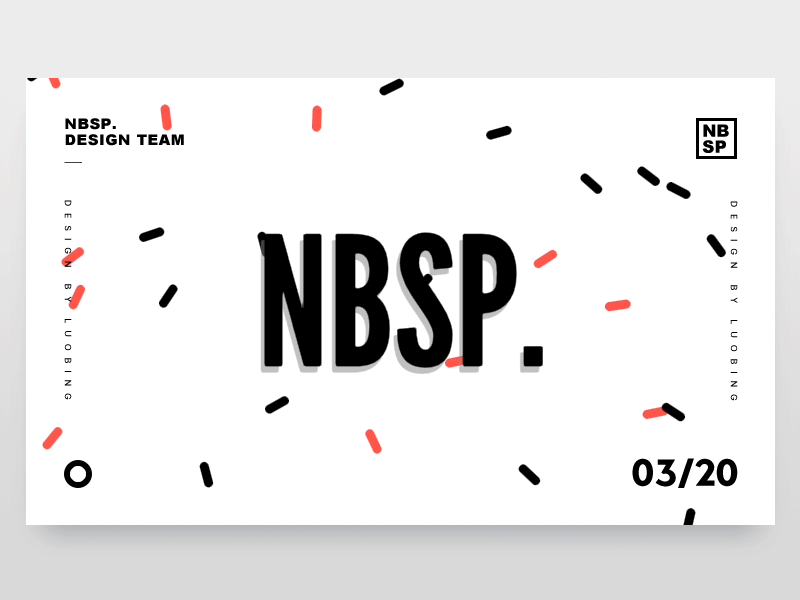 NBSP TEAM by Luobing on Dribbble