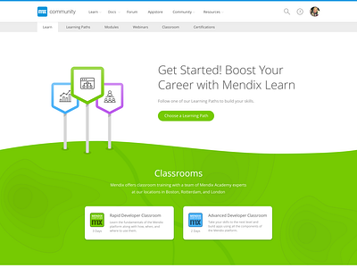 Mendix Academy by Ashley Doucette for Mendix on Dribbble