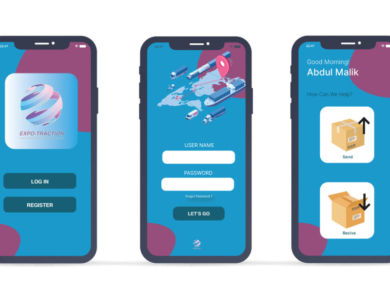 Expo - Traction UI Wireframe by Abdul Malik on Dribbble