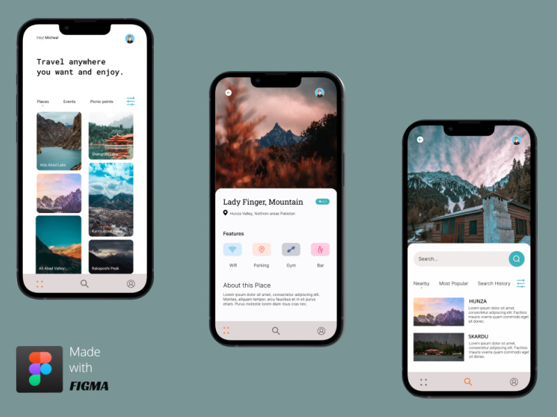 Mobile App Design (UI/UX) by Ali Shan on Dribbble