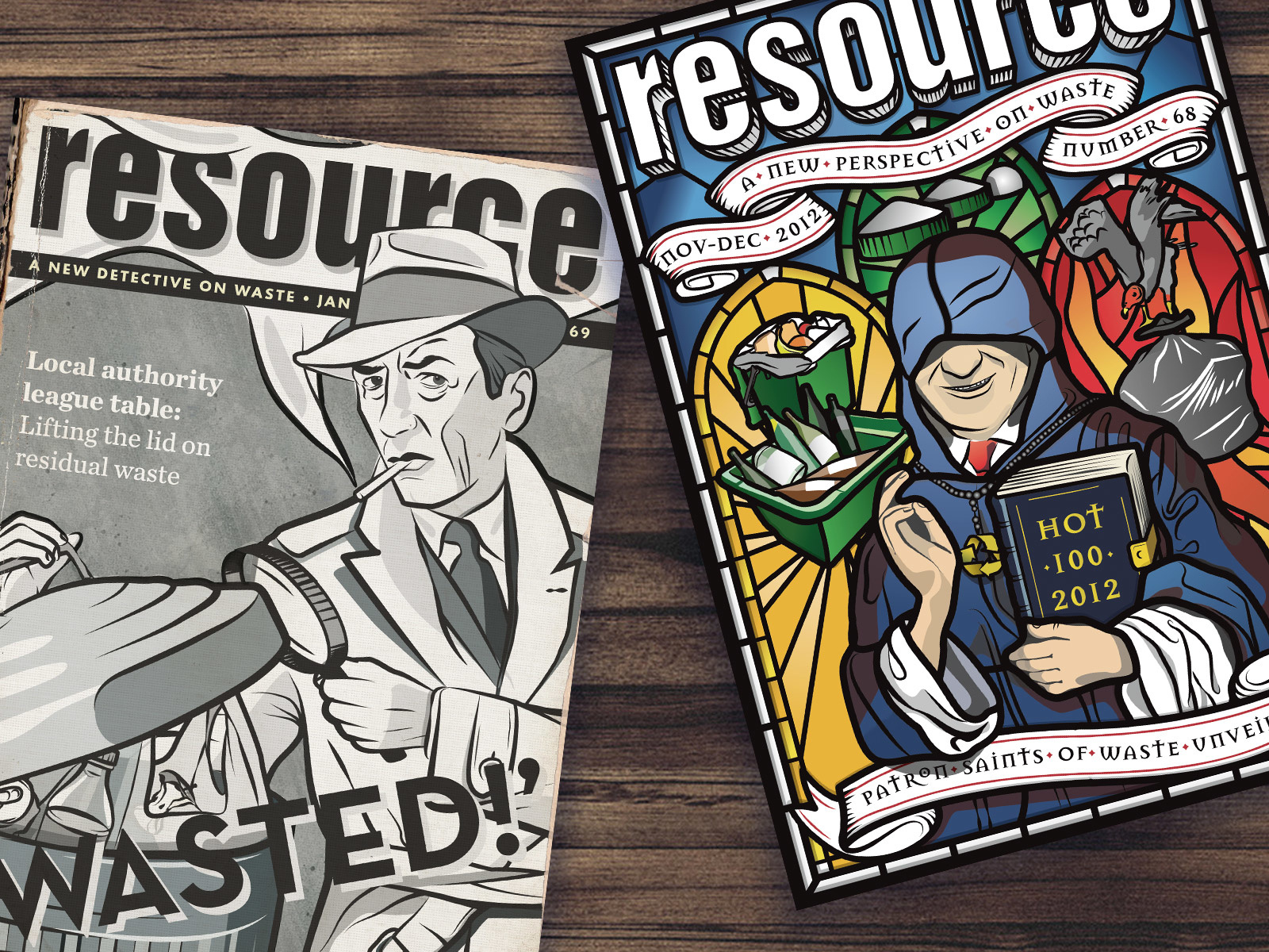 Magazine covers by Mat on Dribbble