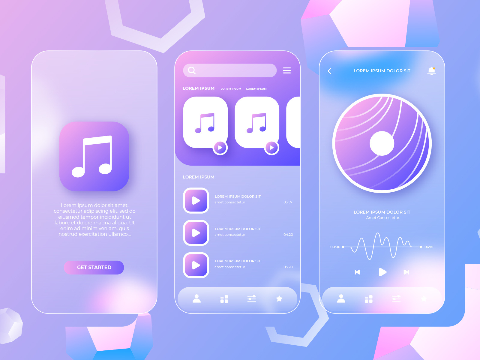 Music App UI Design | by. UJJAL by Jahedul Islam Ujjal on Dribbble