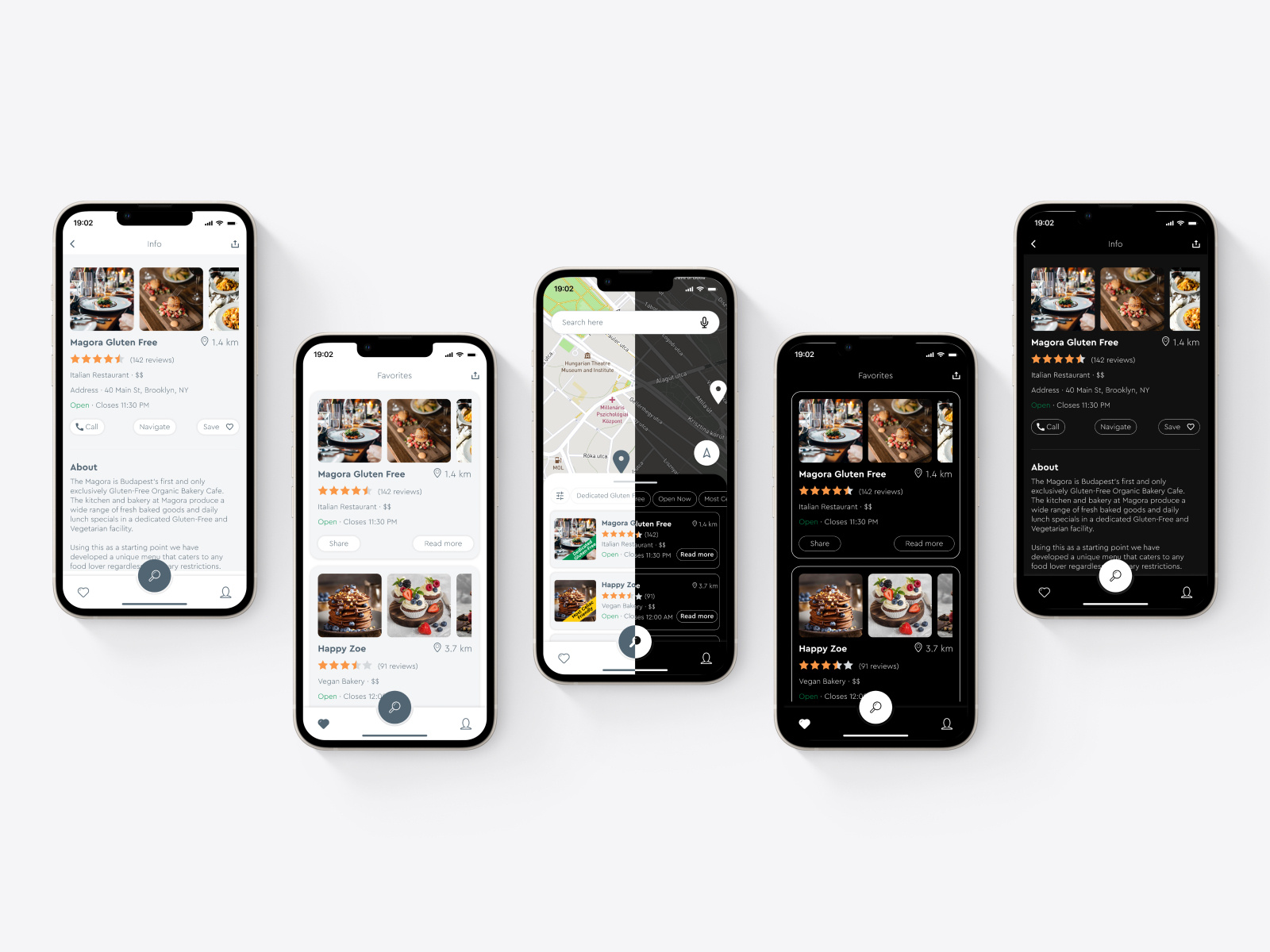Gluten-free Finder App by Elene Zedginidze on Dribbble