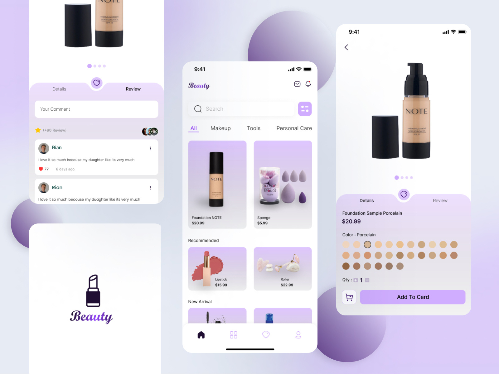 Beauty App - Skincare Cosmetics by Seba Atallah on Dribbble