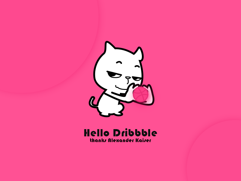 Hello Dribbble by aqiao on Dribbble