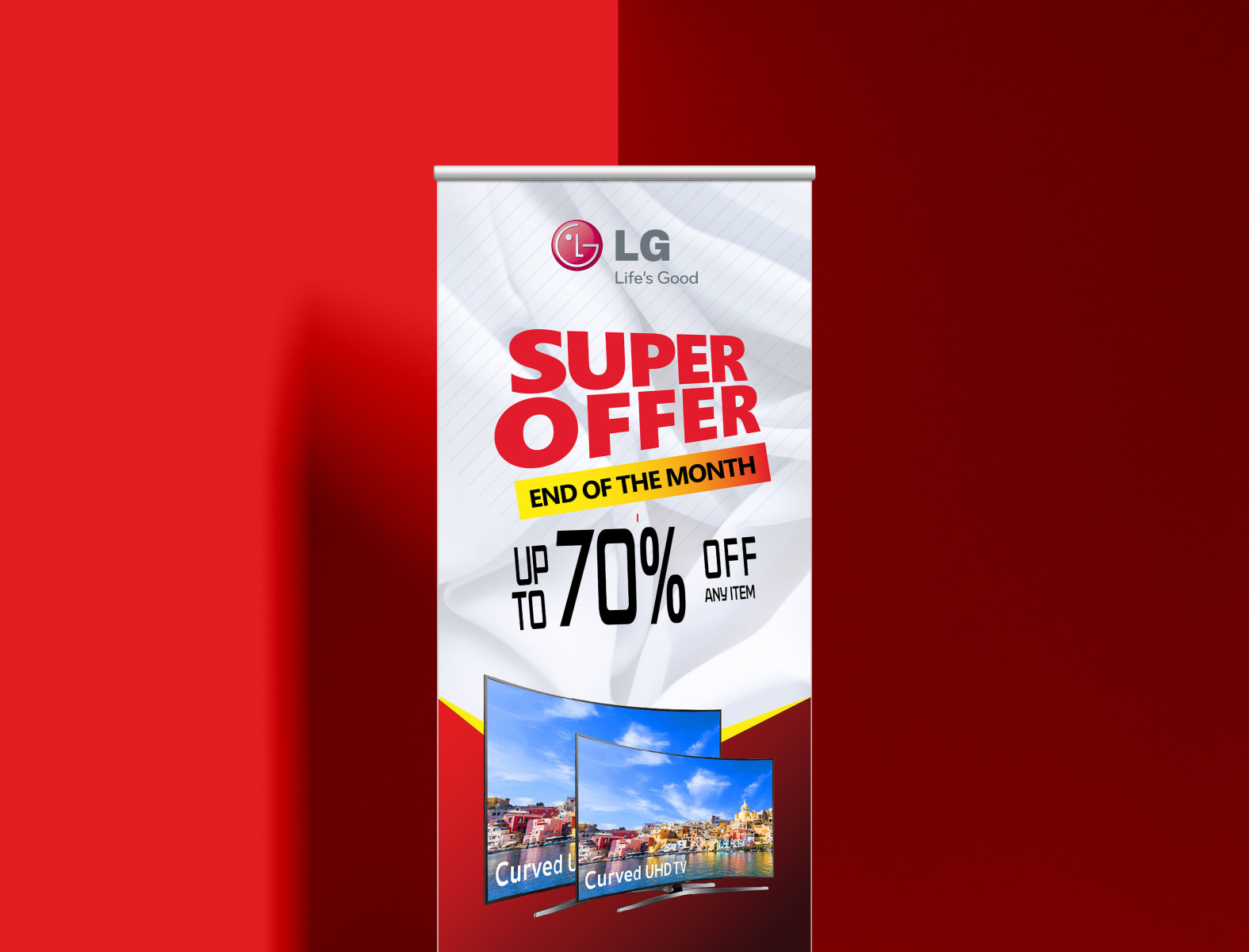 Rollup Banner Advertisement by Witty Umosung on Dribbble