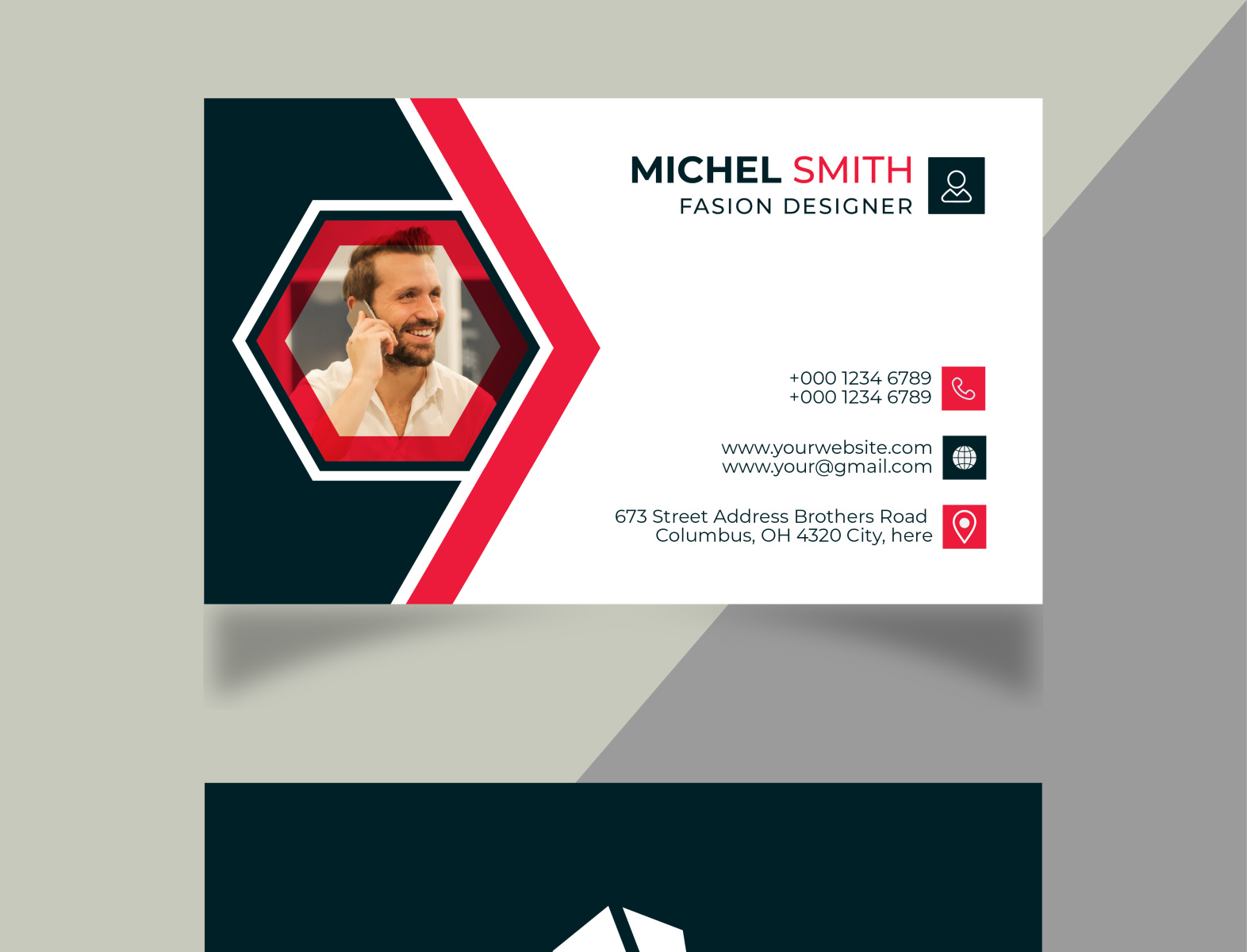 Digital Business card design by MD.KHALIL on Dribbble