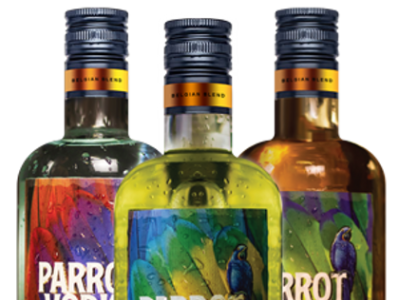 Parrot Vodka Label Design by Raymond Chambers 🇯🇲 on Dribbble