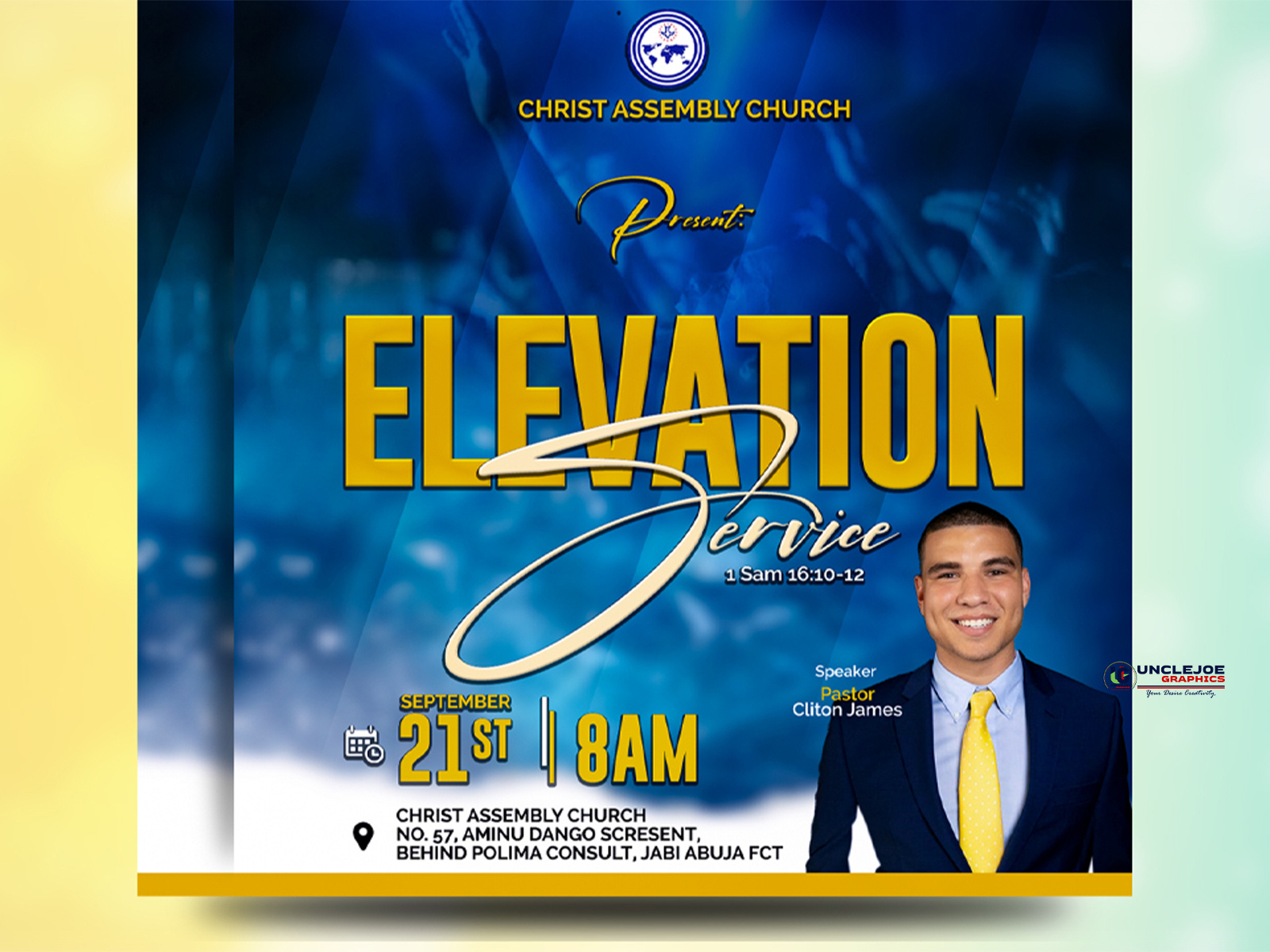 Church Services Flyer