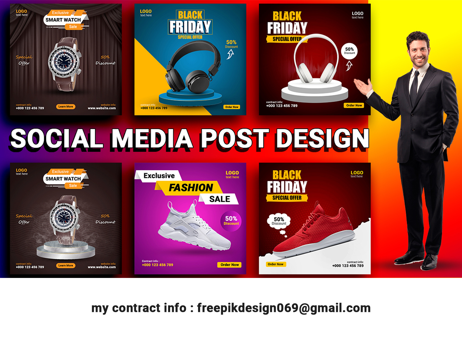 social media post design by @ design 002 on Dribbble