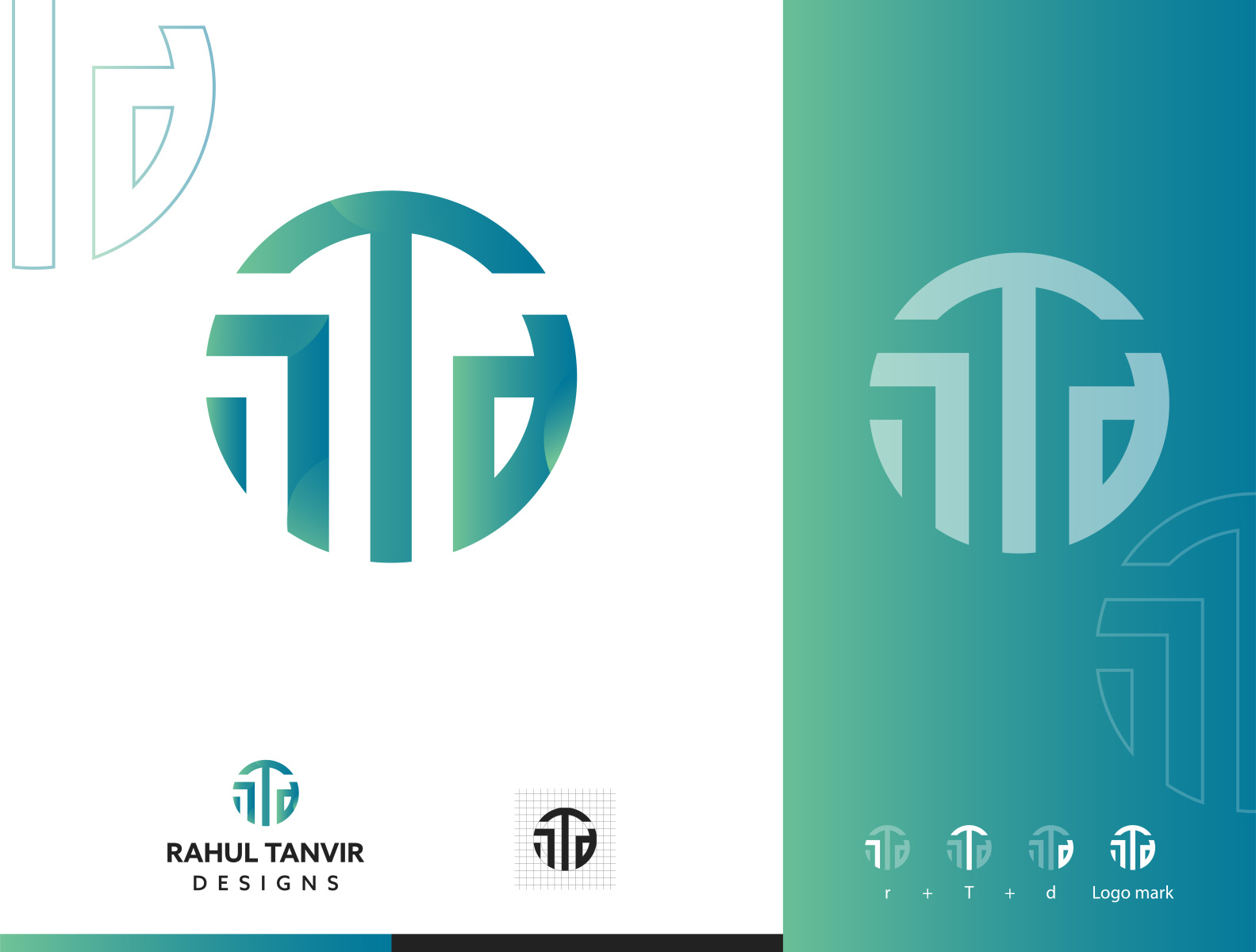 RTD monogram logo concept by Rahul Tanvir on Dribbble