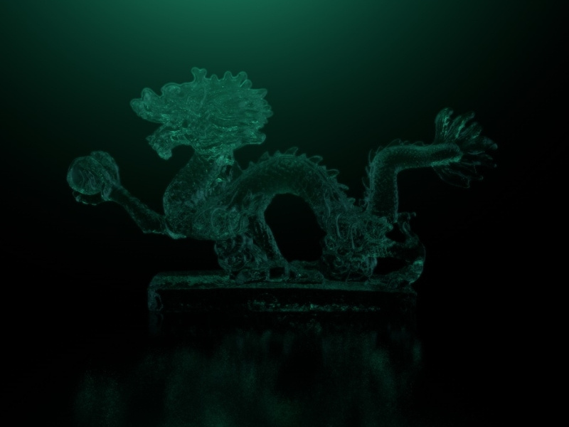 Glass dragon 3d by Oksana Diak on Dribbble