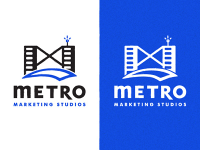 Metro Logo.01 by chad made it™ on Dribbble
