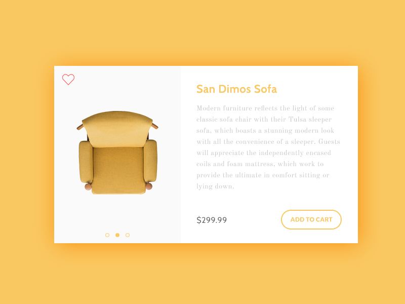 Furniture Card by Naveen Nagar on Dribbble