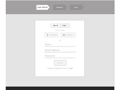 Wireframe & User Journey for car rental website by Yogananth Gopinathan ...