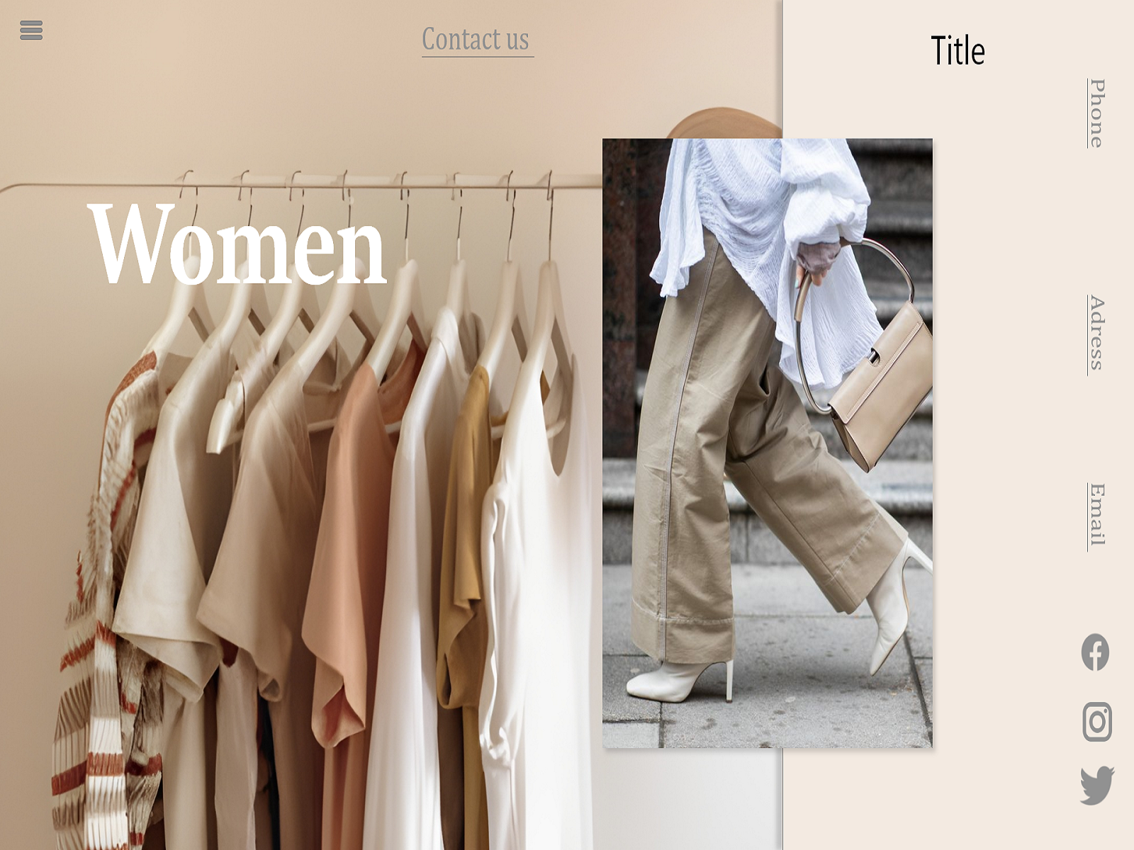 Clothes Website by Allaa Eddine Riad Amiar on Dribbble