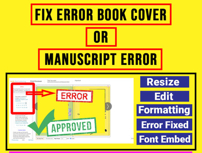 Fix Error Book Cover by Khushi Khatun on Dribbble