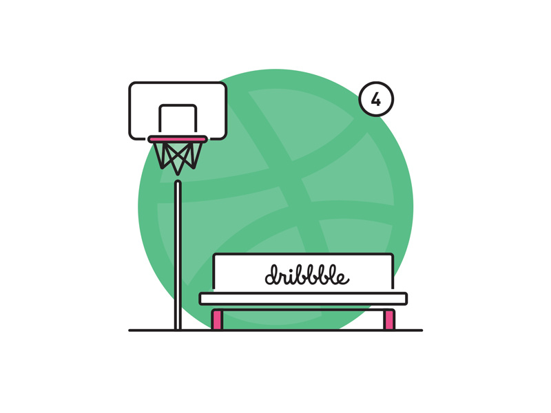 Weekly layup #18 - 4 Invites! by followilko on Dribbble