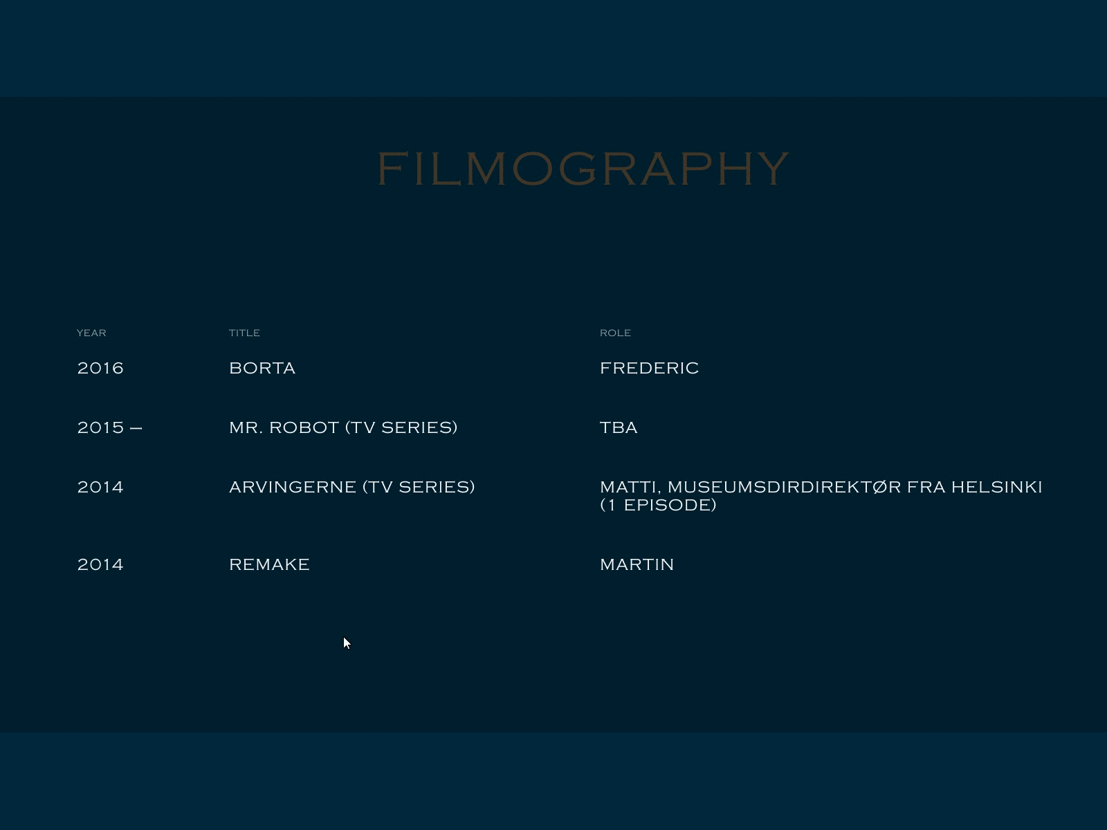 Filmography Logo designs, themes, templates and downloadable graphic ...