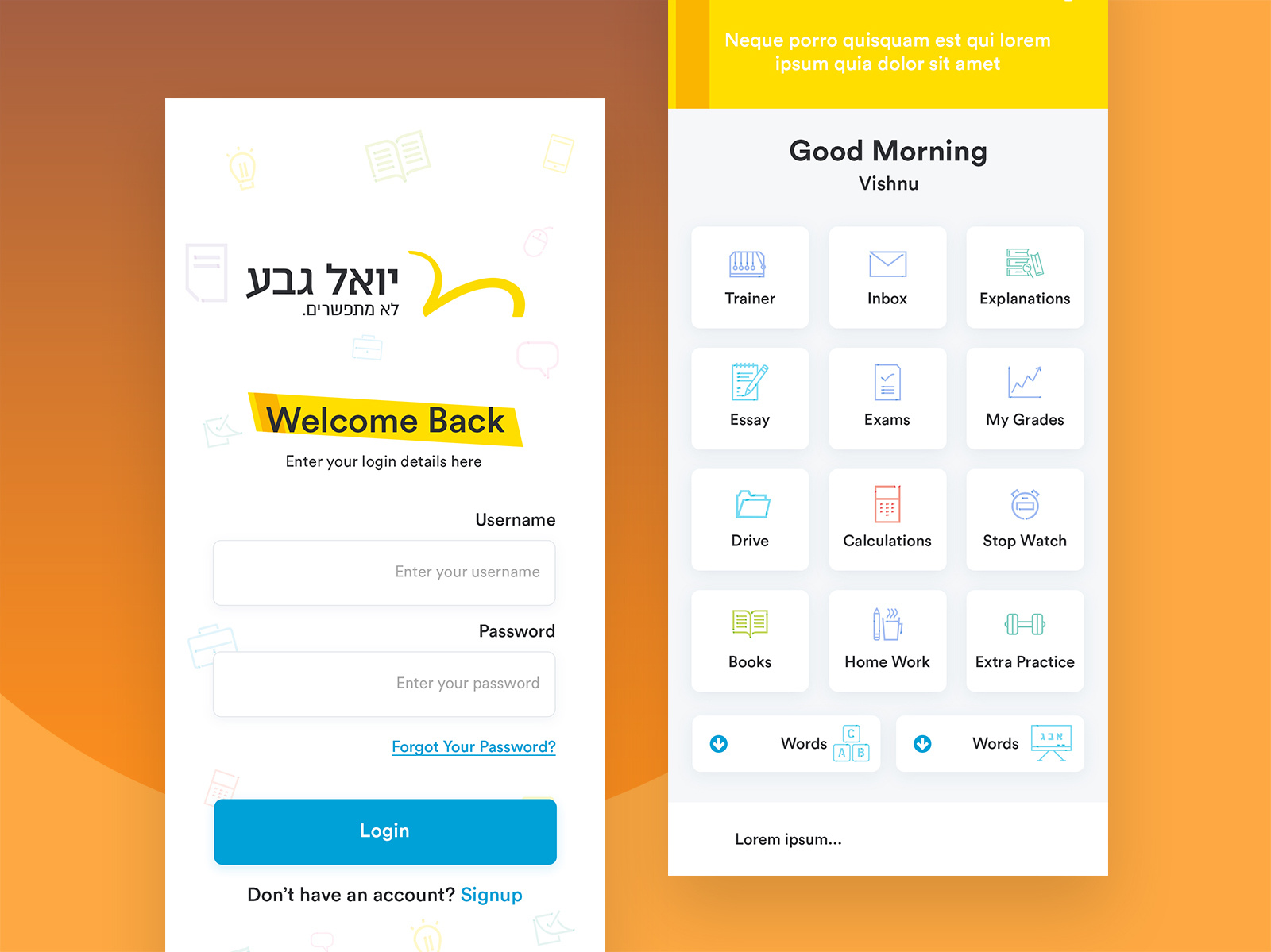 Arabic app UI UX | Redesign by UiSlick on Dribbble
