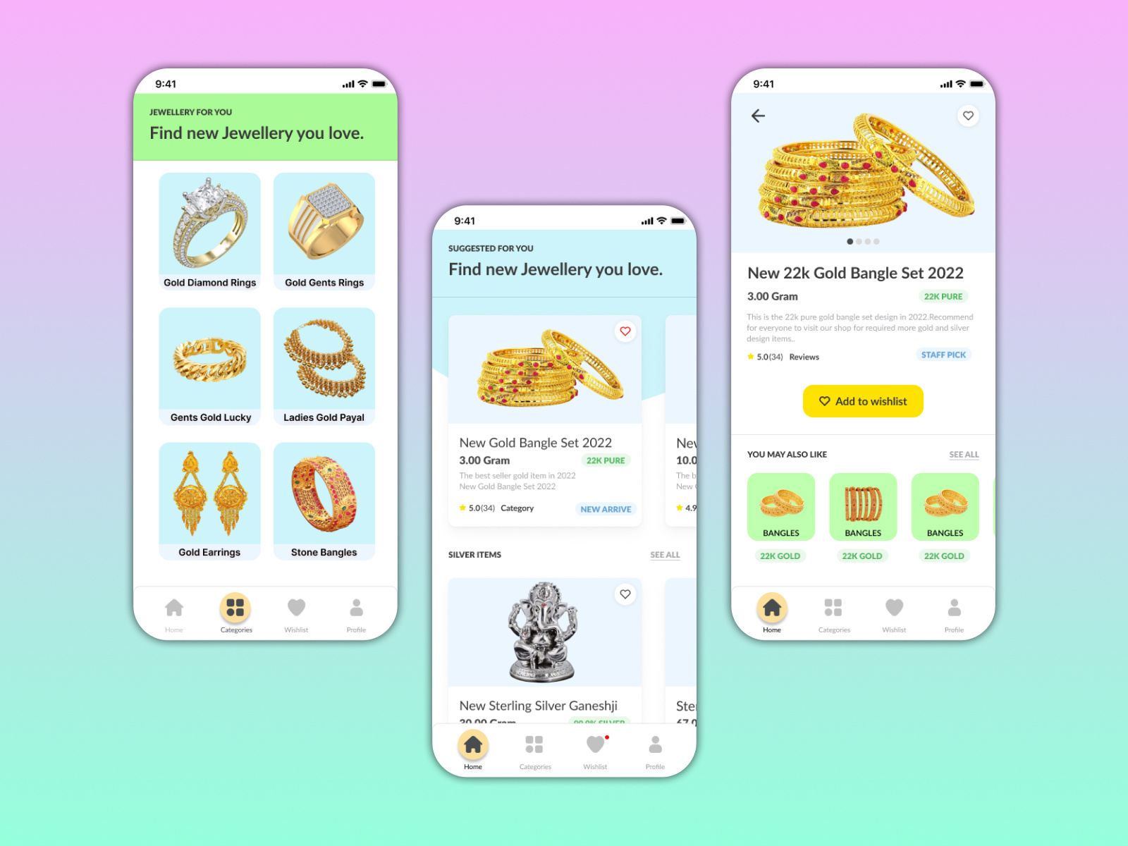 Jewellery App UI Design By Vivek Ranpara On Dribbble