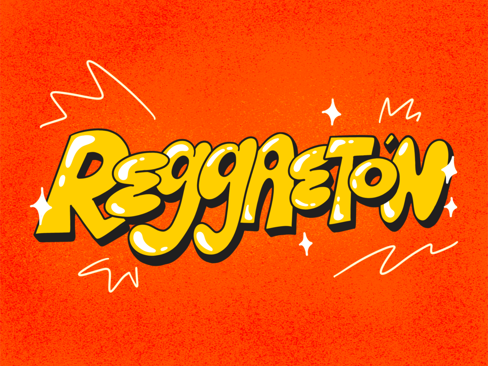Reggaeton by Alme Letters on Dribbble