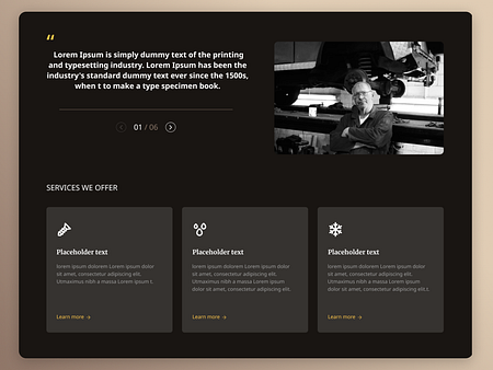 Browse thousands of Quote UI images for design inspiration | Dribbble