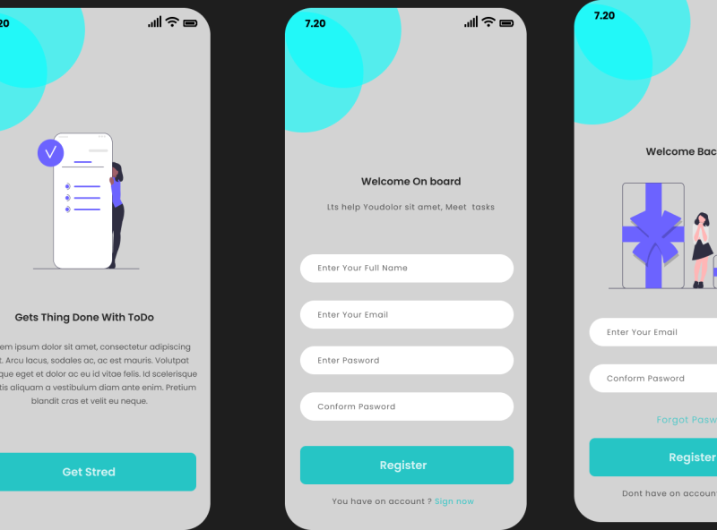 Mobile app Desain by jion on Dribbble