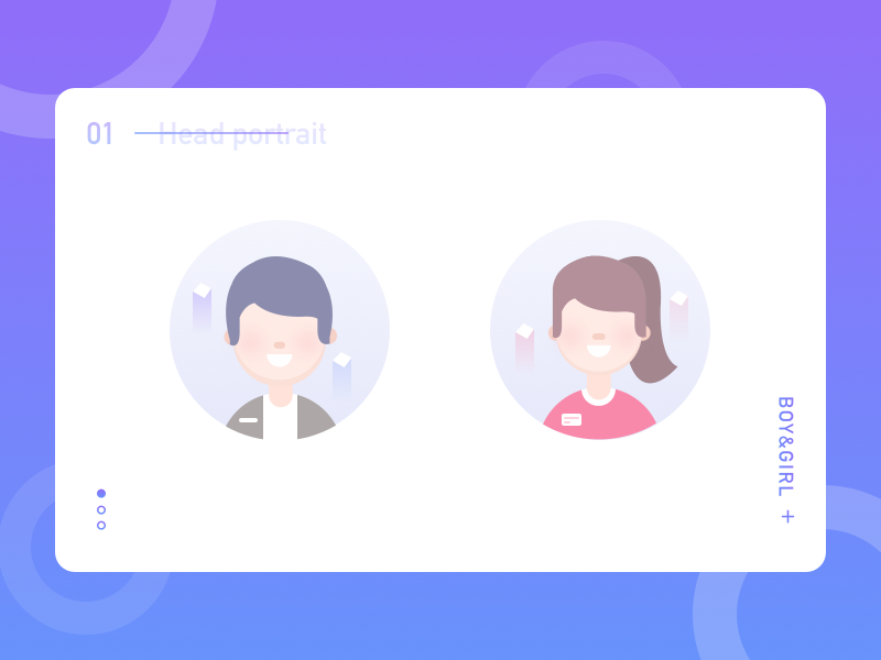 4♠ -Head portrait I by Three Studio on Dribbble